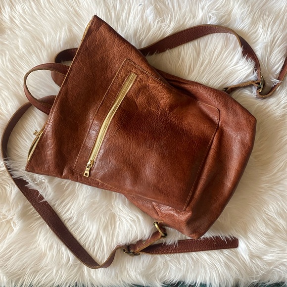 Portland Leather | Bags | Portland Leather Laptop Backpack Bag Nutmeg ...